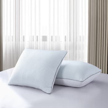 Serta® 233 TC Summer And Winter White Goose Feather Bed Pillows - Boscov's