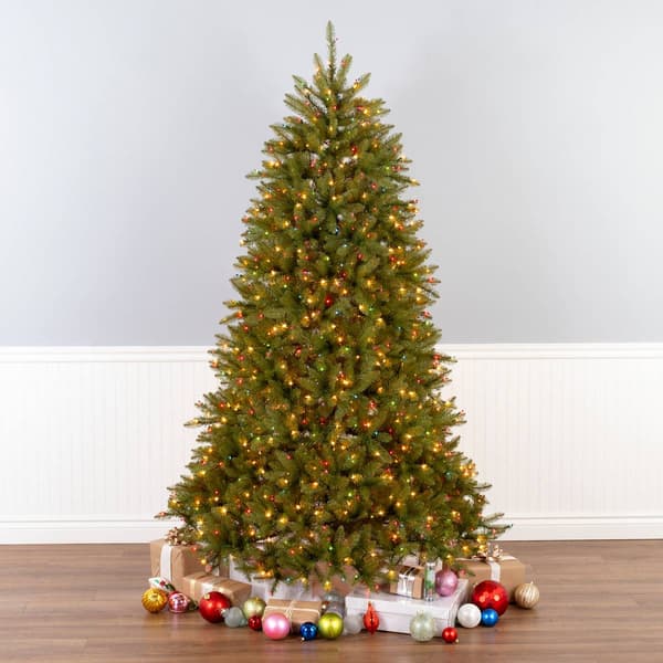 National Tree Dunhill Fir® 6.5ft. Pre-Lit Artificial Christmas Tree ...