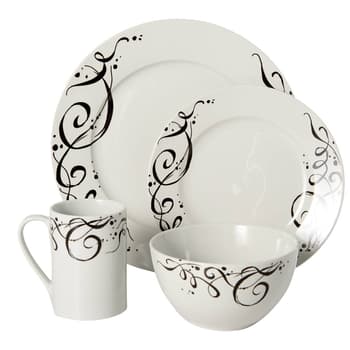 Tabletops Unlimited Aria 16pc. Dinnerware Set - Boscov's