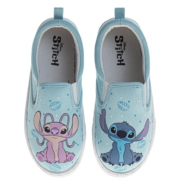 Big Kids Disney™ Stitch Kids Lace Up Low Top Canvas Sneakers - Boscov's