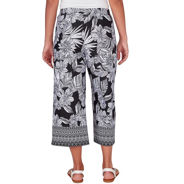 Womens Ruby Rd. Pattern Play Alt Floral Geometric Capri Pants - Boscov's