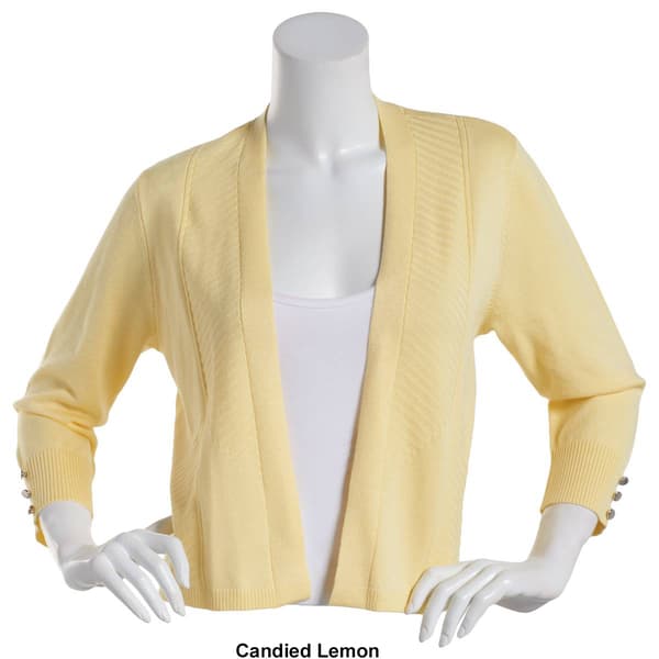 Plus Size 89th & Madison Bracelet Sleeve Princess Seam Shrug - Boscov's