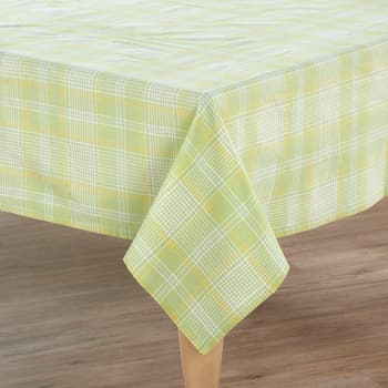 Cottage Classics Grassy Plaid Tablecloth - Boscov's