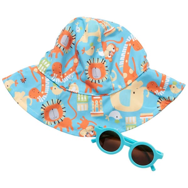 Baby Boy Mini Hop Safari Sunhat & Sunglasses - Boscov's