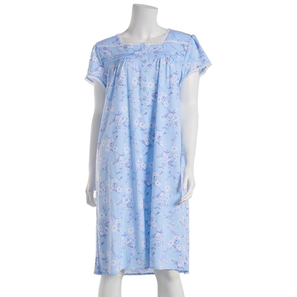 Womens Jasmine Rose Short Sleeve Floral Nightgown - Boscov's