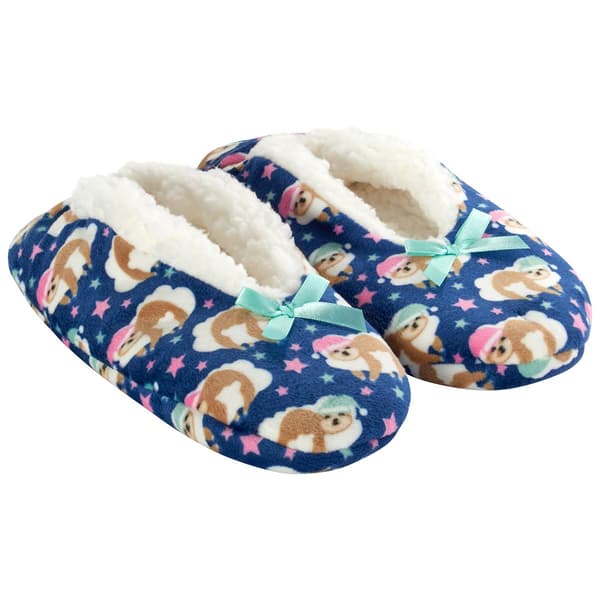 Womens Fuzzy Babba Night Sloth Slipper Socks - Boscov's