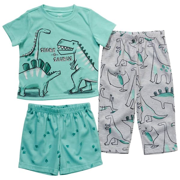 Toddler Boy Carter’s® 3pc. Snore-o-saurus Pajama Set - Boscov's