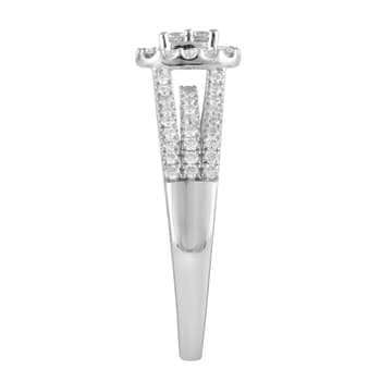 Nova Star® Sterling Silver Lab Grown Diamond Engagement Ring - Boscov's