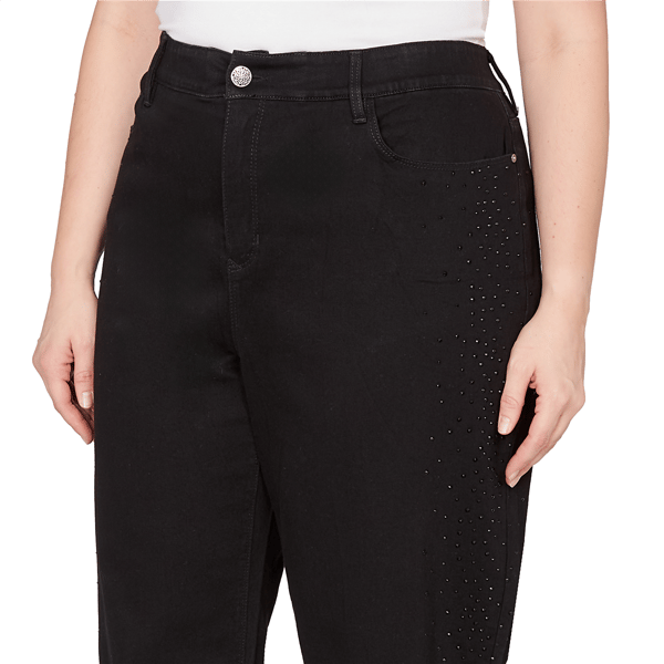 Plus Size Skye’s the Limit It’s A Party Rhinestone 5 Pocket Jeans ...