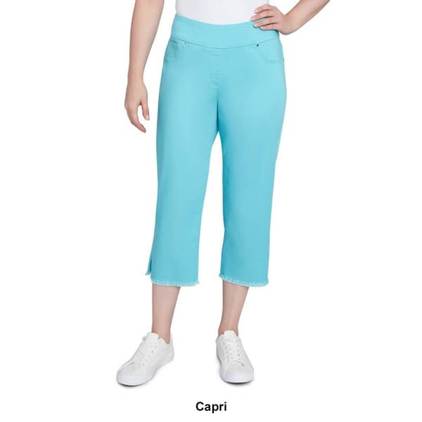 Womens Ruby Rd. Spring Oasis Solid Denim Capri Pants - Boscov's