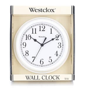 Westclox Simplicity Round Wall Clock - Boscov's