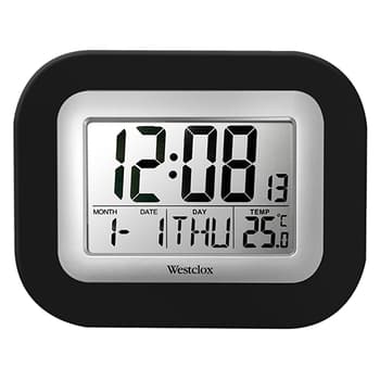 Westclox LCD Wall Clock - Boscov's