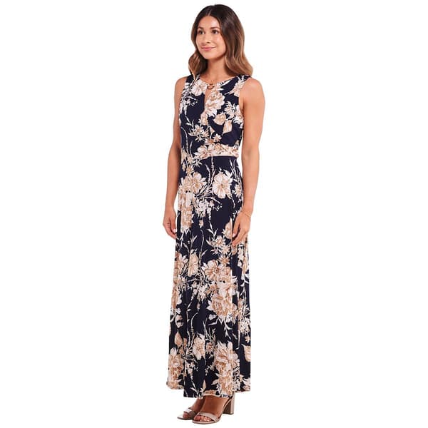Womens Sandra Darren Sleeveless Floral Midi Dress - Boscov's