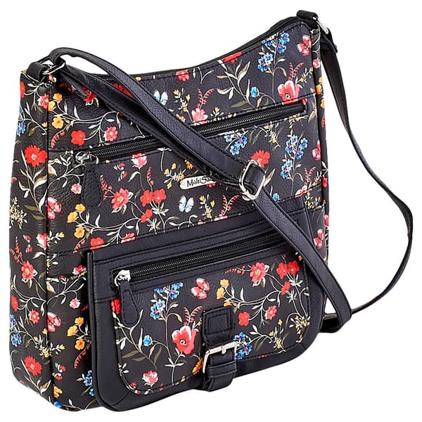 MultiSac Flare Large Floral Ambrosia Crossbody - Boscov's