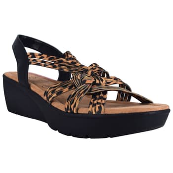 Womens Impo Esselyn Stretch Strappy Cheetah Sandals - Boscov's
