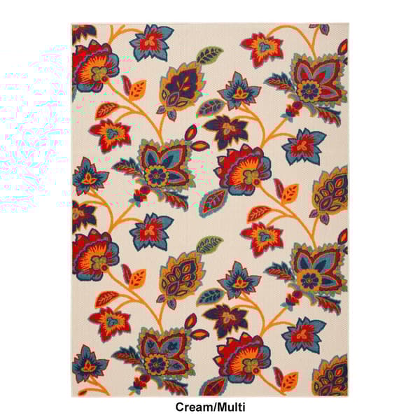 Nourison Aloha Farmhouse Floral Indoor/Outdoor Area Rug - Boscov's