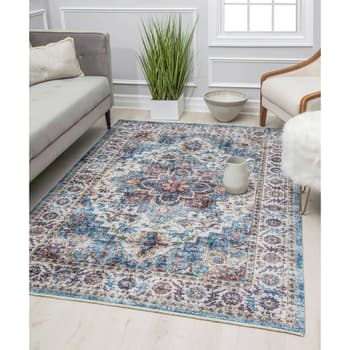 Rugs America™ Iggi Good Vibes Transitional Vintage Area Rug - Boscov's
