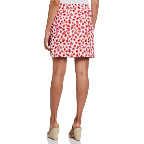 Womens Ella Rafaella® Watercolor Pansies Skort with Charm - Boscov's