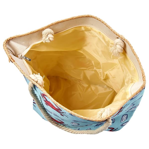 Renshun Canvas Crab Beach Tote - Blue - Boscov's