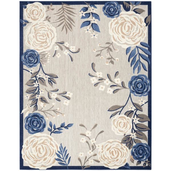 Nourison Aloha Rose Bloom Indoor/Outdoor Area Rug - Boscov's