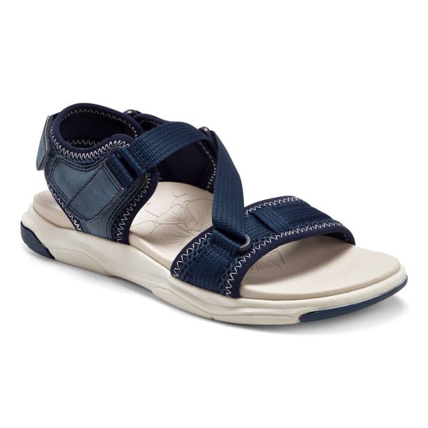 Womens Earth Origins Vivvy Vegan Strappy Sport Sandals - Wide - Boscov's