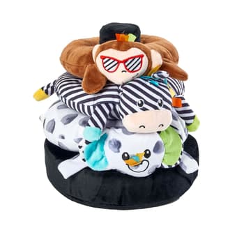 Sassy Baby Safari Pals 3-Ring Plush Stacker Toy - Boscov's