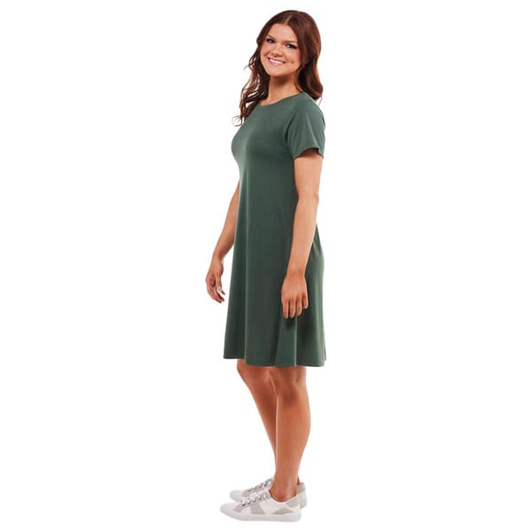 Womens Architect® Short Sleeve Solid Shift Dress - Boscov's