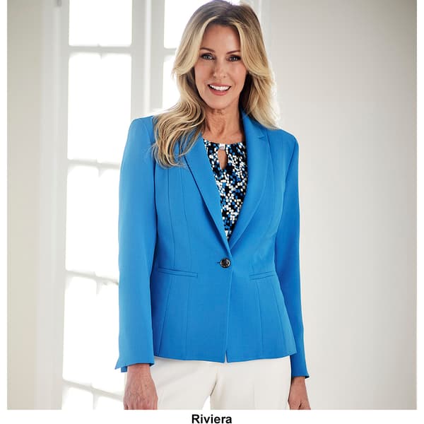 Womens Kasper One Button Panel Seamed Jacket - Boscov's