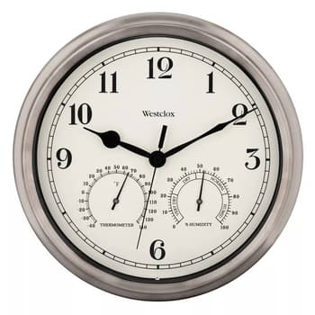 Westclox Indoor & Outdoor Wall Clock - Boscov's