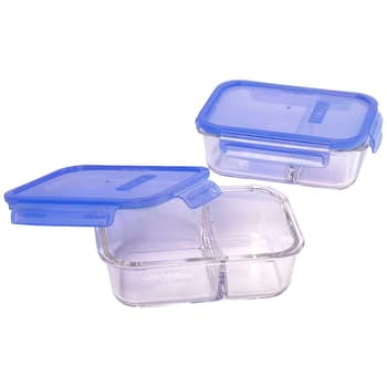 Pyrex® 4pc. MealBox™ 4-Cup Blue Food Storage Set - Boscov's