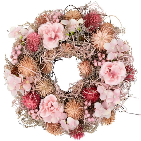 Northlight Seasonal Mixed Floral Artificial Spring Wreath - Boscov's