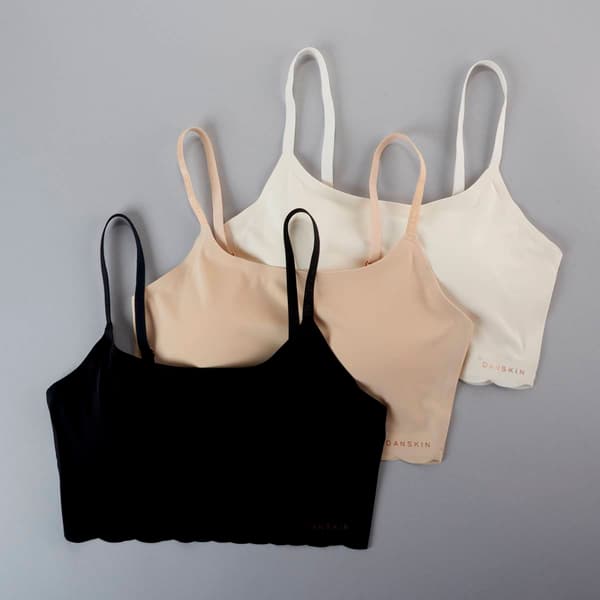 Womens Danskin 3pk. Laser Micro Lounge Bralette DS3795-3PKH - Boscov's