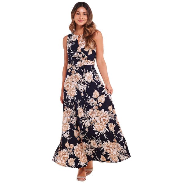 Womens Sandra Darren Sleeveless Floral Midi Dress - Boscov's