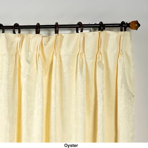 Gabrielle Pinch Pleat Foam Back Curtain Pair - 144in. Wide - Boscov's