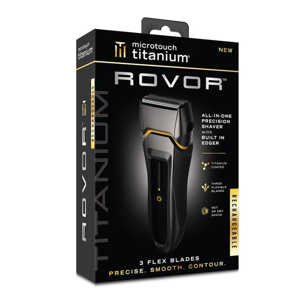 As Seen on TV MicroTouch Titanium Rovor Electric Shaver & Edger - Boscov's
