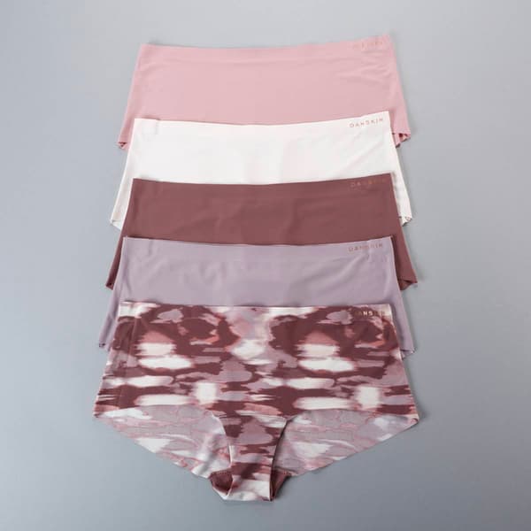 Womens Danskin 5pk. Micro Hipster Panties DS3605-5PKA - Boscov's