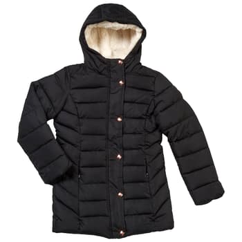 Girls (7-16) Kensie Girl Mid Length Rose Gold Accent Puffer Coat - Boscov's