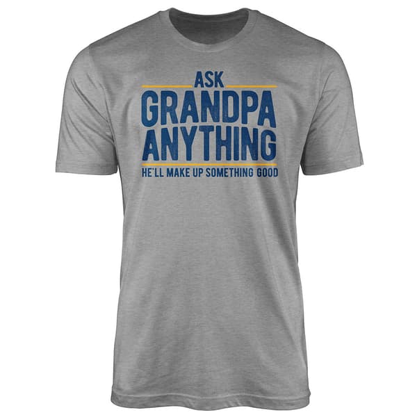 Mens Ask Grandpa Anything Short Sleeve Tee - Boscov's