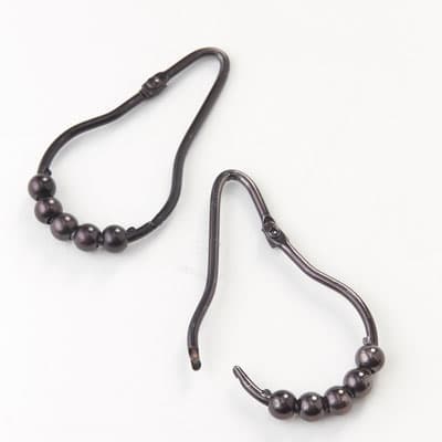 Maytex Hinged Glide Decorative Shower Curtain Hooks - Boscov's