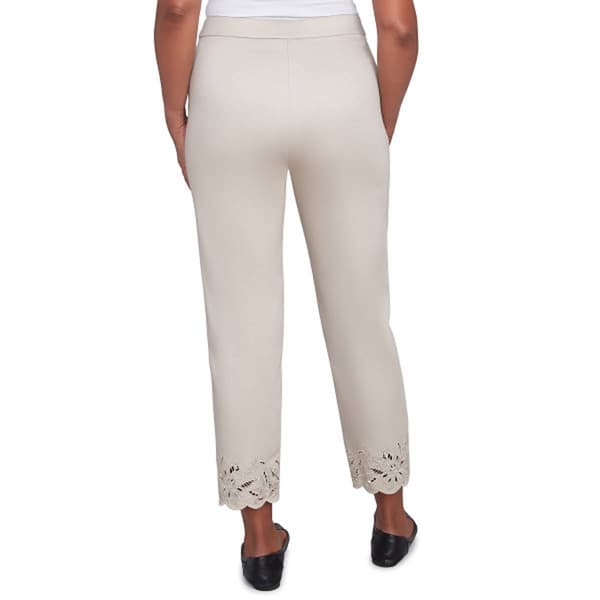 Womens Alfred Dunner Coming Up Roses Floral Ankle Pants - Boscov's