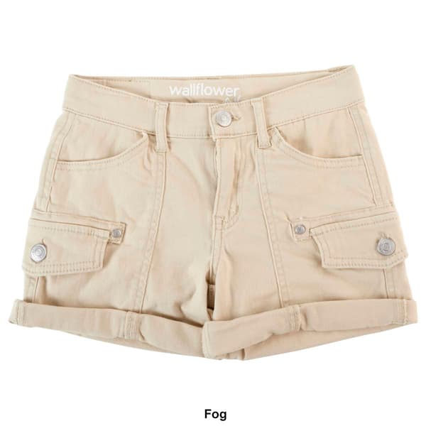 Girls (7-16) Wallflower® Girl Twill Cargo Utility Shortie Shorts - Boscov's