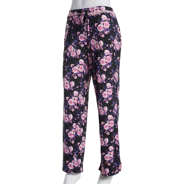 Petite Jessica Simpson Watercolor Floral Pajama Pants - Boscov's