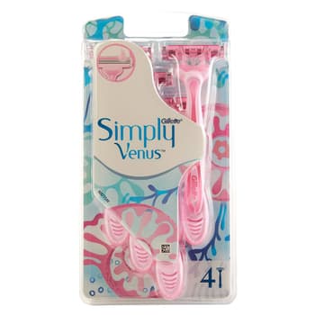 Gillette Simply Venus 4pk. 3 Blade Disposable Razors - Boscov's