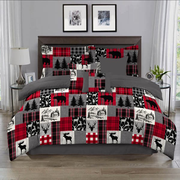Ashley Cooper™ 7pc. Redwood Grove Reversible Comforter Set - Boscov's