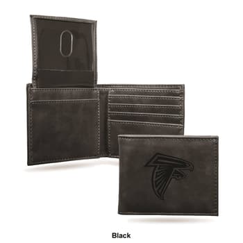 Mens NFL Atlanta Falcons Faux Leather Bifold Wallet - Boscov's