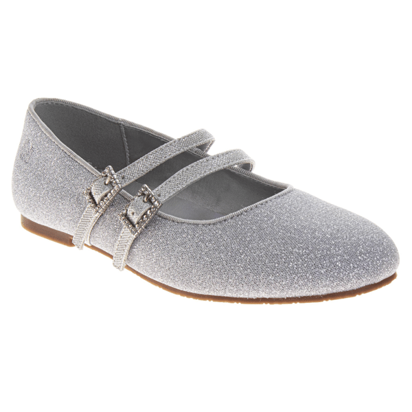 Little Girls Badgley Mischka® Mary Jane Ballerinas Flats - Boscov's