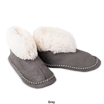 Womens Jessica Simpson Microsuede Boot Slippers - Boscov's
