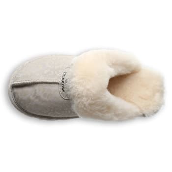 Womens BEARPAW® Cozy Loki Exotic Leopard Glitter Slippers - Boscov's