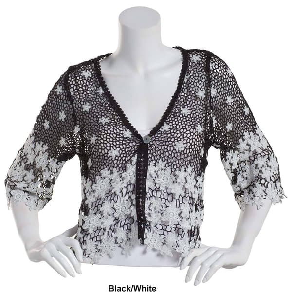 Plus Size Rabbit Rabbit Rabbit Daisy Lace Shrug - Boscov's