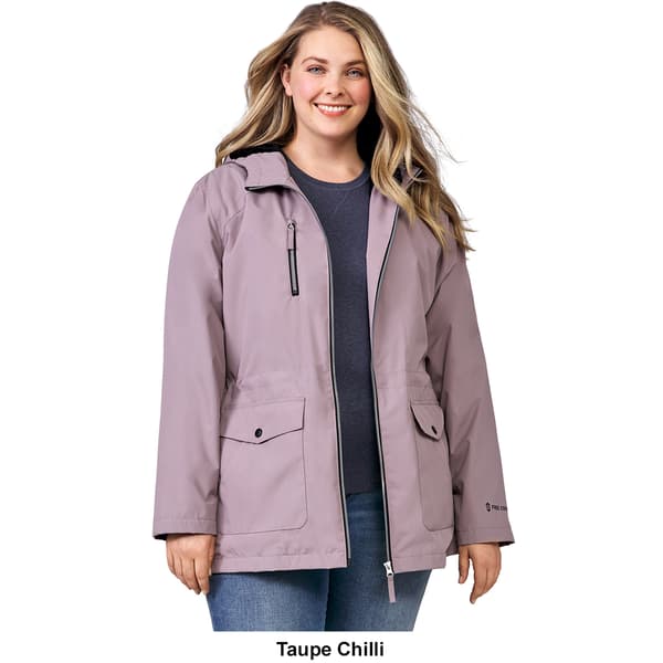 Plus Size Free Country Radiance Reversible Anorak w/Chest Pocket - Boscov's